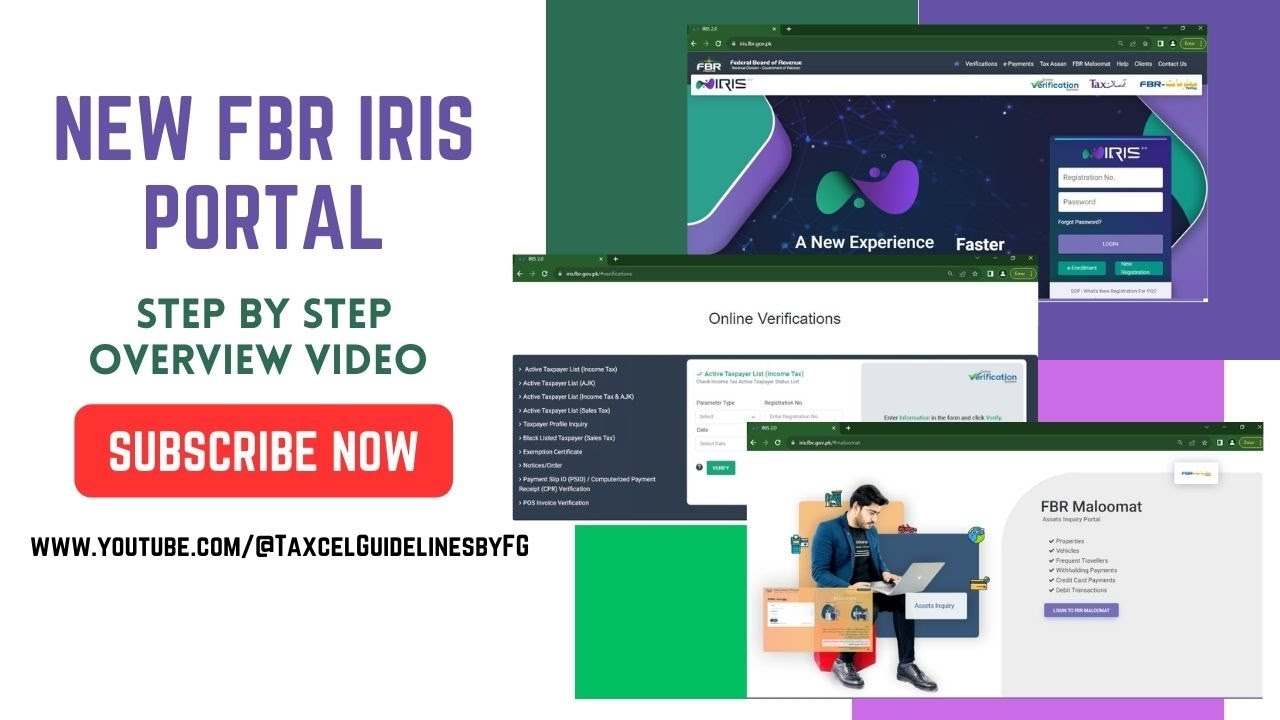 Old #IRIS #FBR vs New IRIS website Detailed Overview | New FBR IRIS 2.0 ...