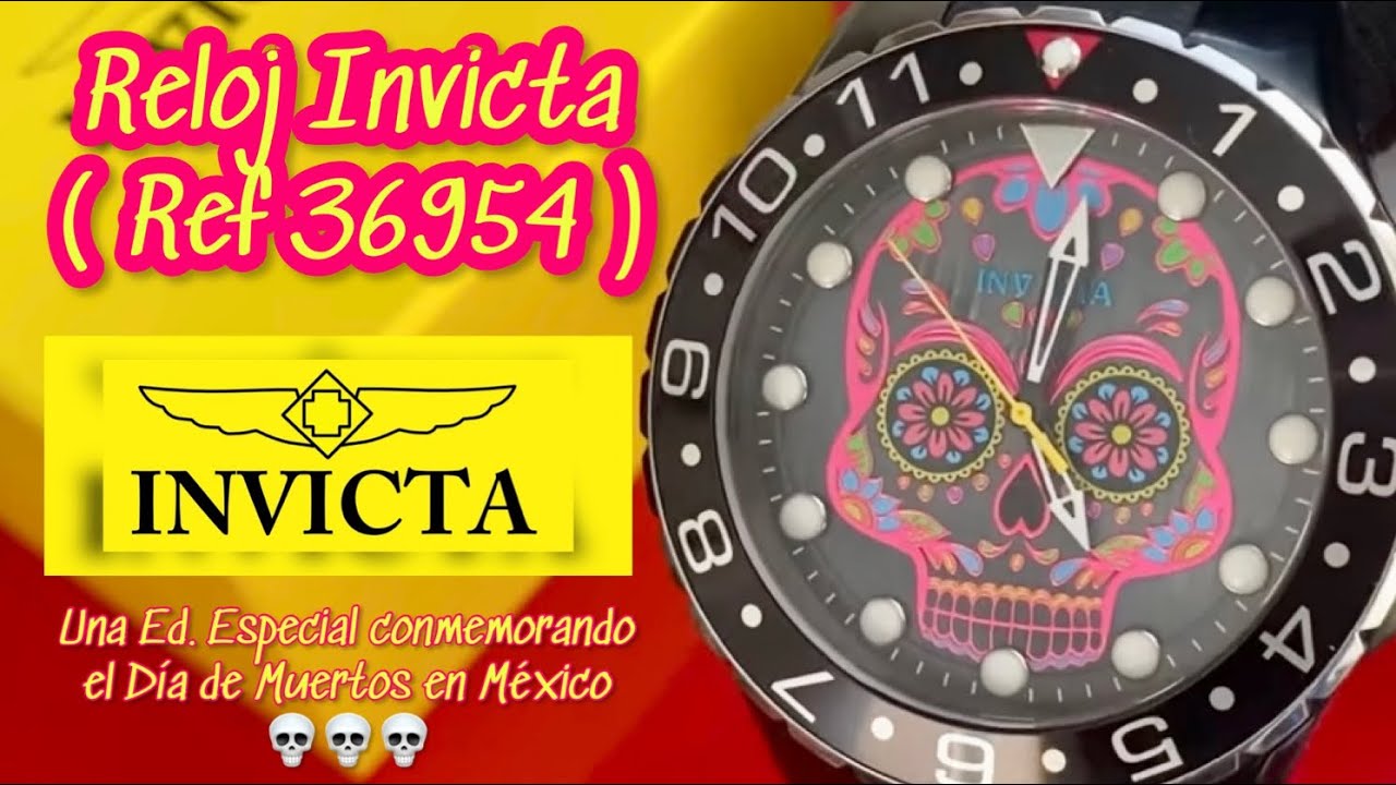 Invicta 36954, un reloj con motivo del Día de Muertos!!! 💀💀💀 - YouTube