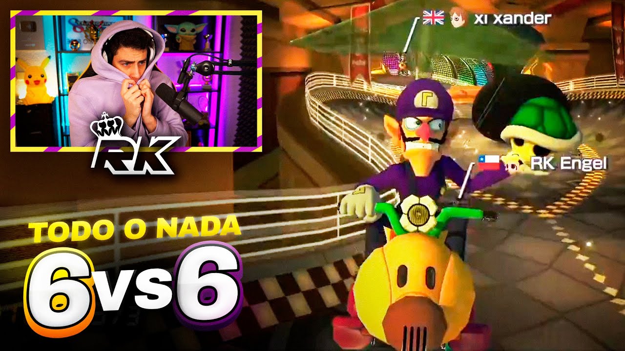 ESTA es la WAR MÁS INTENSA que verás de MARIO KART COMPETITIVO 🥵🔥 | RK ...