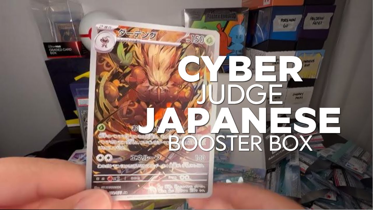 JAPANESE Cyber Judge Booster Pack!!!! - YouTube