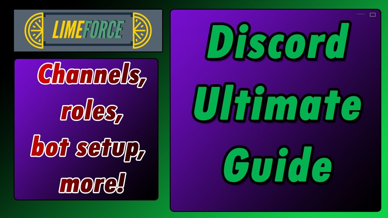 Ultimate Discord Server Creation Guide | Create Categories, Channels ...