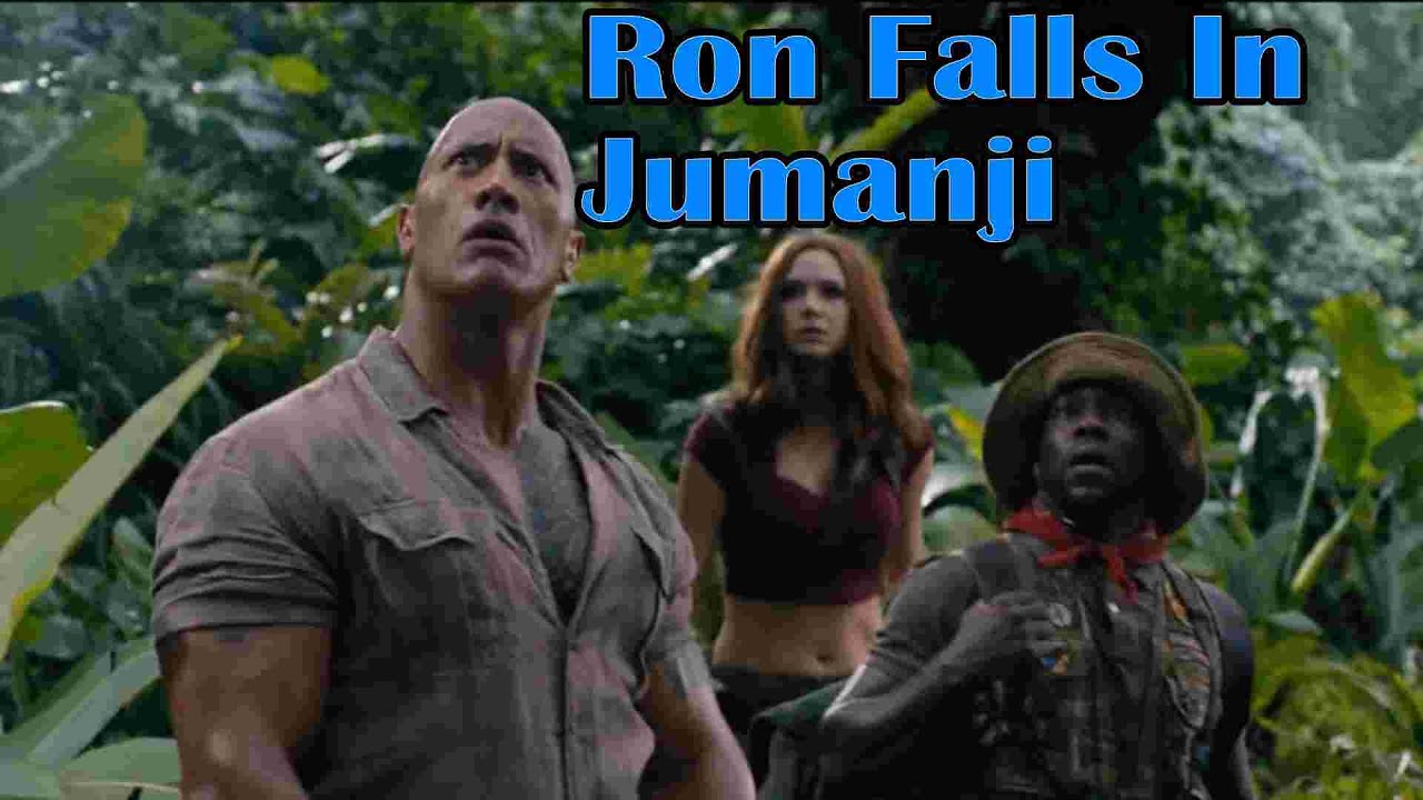 Ron Falls In Jumanji - YouTube