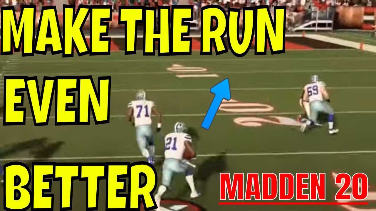MADDEN 20 OFFENSE. HOW TO MAKE THE RUNNING GAME EVEN BETTER. BEST WAY ...