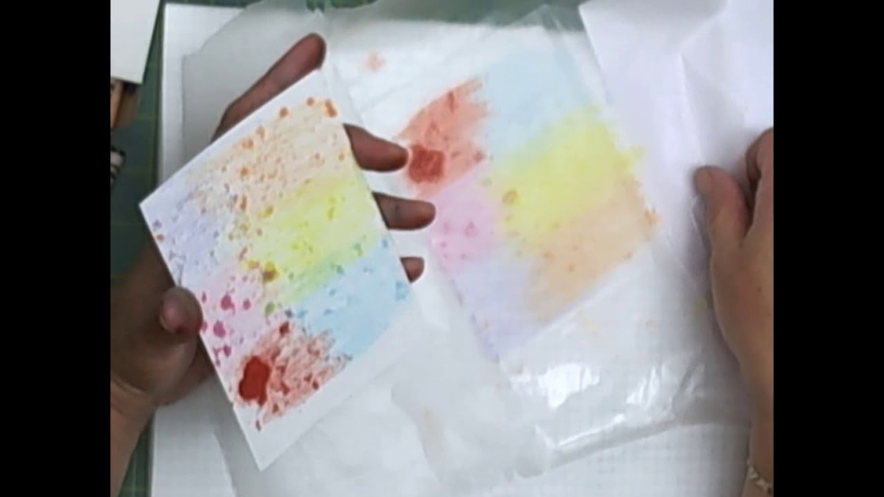 Experiment with Wax Paper, Crayons and Cardstock - YouTube
