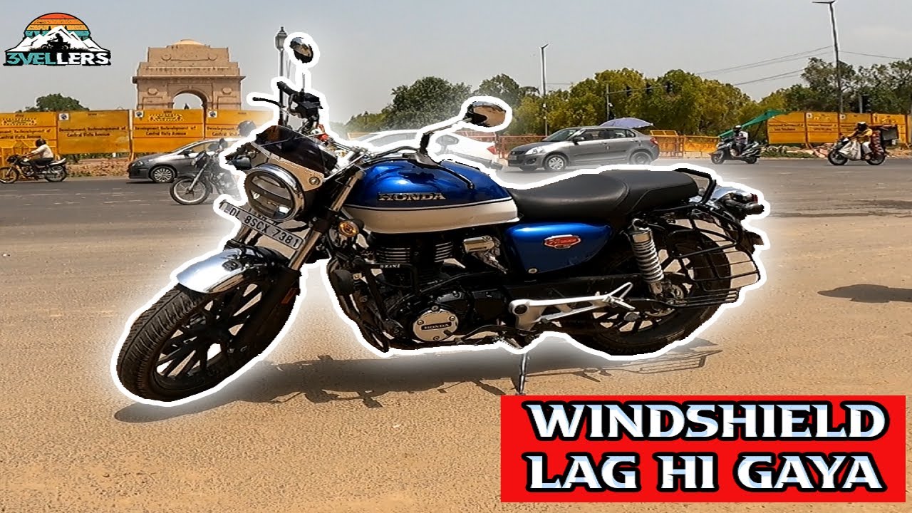 Honda Highness Modification | Honda H'ness CB350 Windshield ...