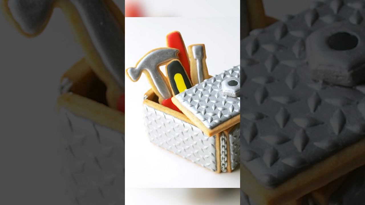 I made tool box cookies for Father’s Day #cookiedecorating #cookieart # ...