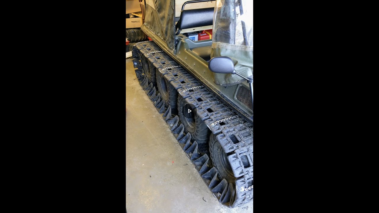 2000 Argo Super Tracks Chain Installation - YouTube