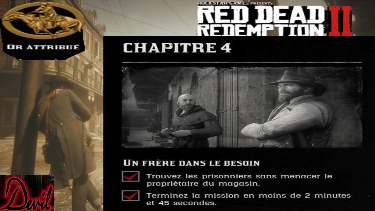[Gold] Red Dead Redemption 2 Chapitre 4 Un frère dans le besoin / Help ...