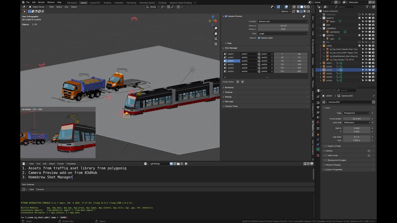 Blender Blog: Filmmaking in Blender: Shot based workflow for animation ...
