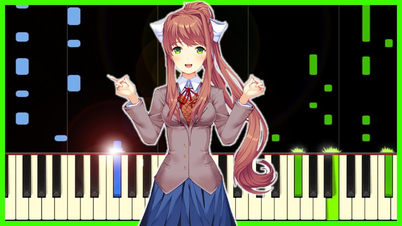 Doki Doki Literature Club! OST (Your Reality) Piano Tutorial + Sheet ...