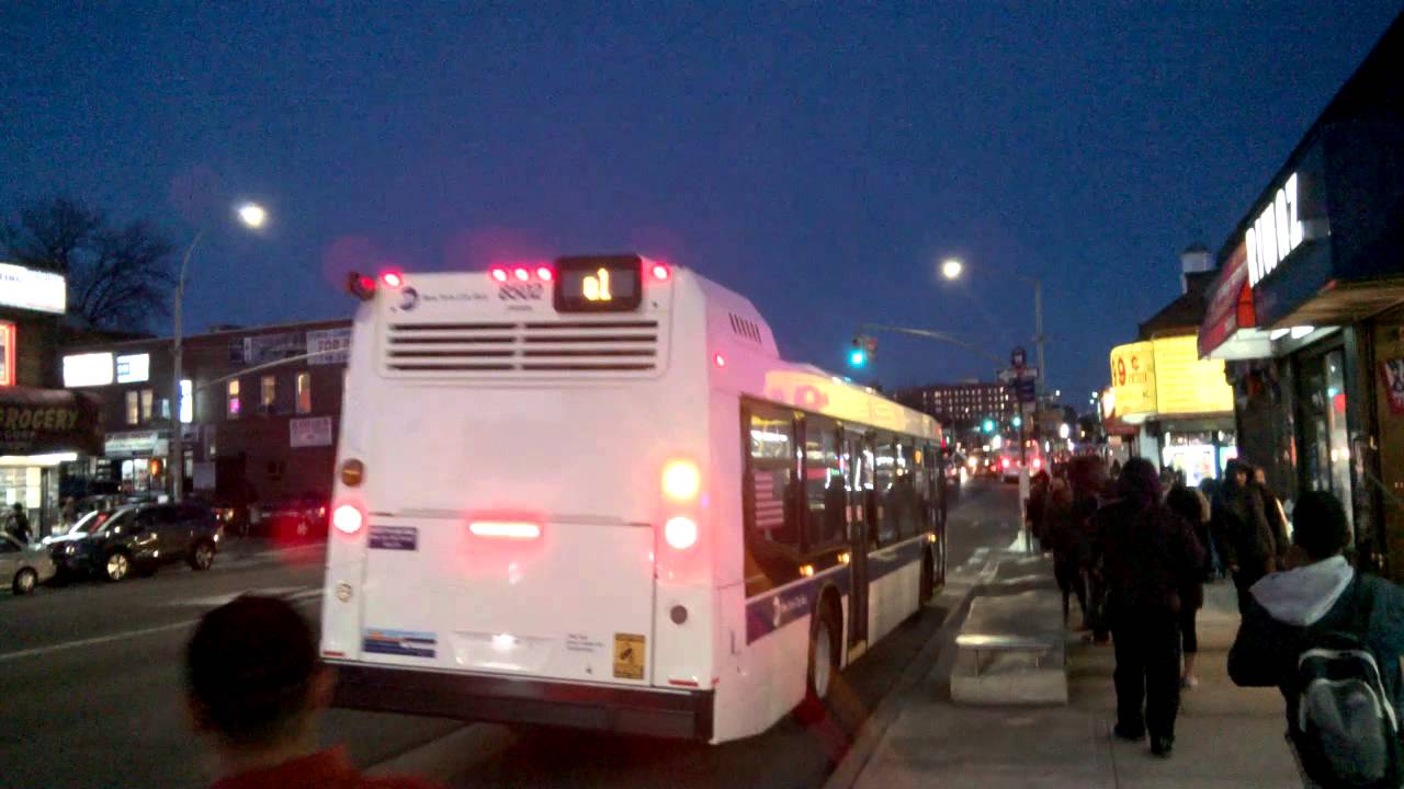 New York City Transit Bus: 8502 Novabus LFS on Q1 - YouTube