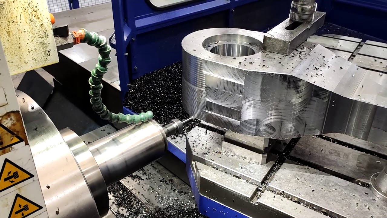 Chamfering parts using axis B - YouTube