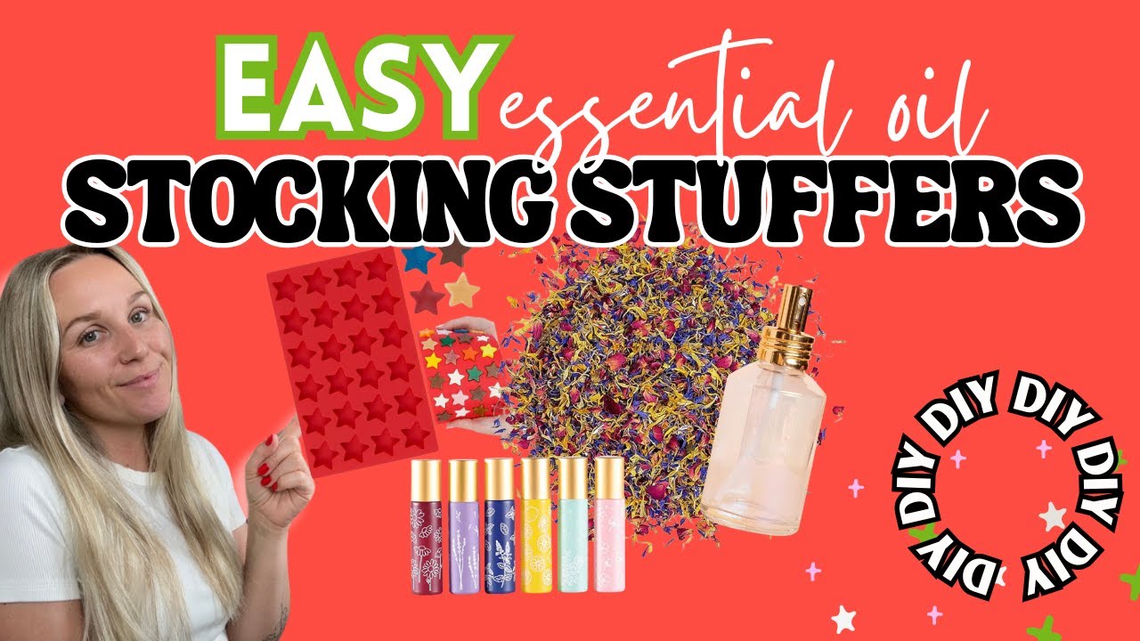 EASY essential oil DIY stocking stuffer ideas 2024 - YouTube