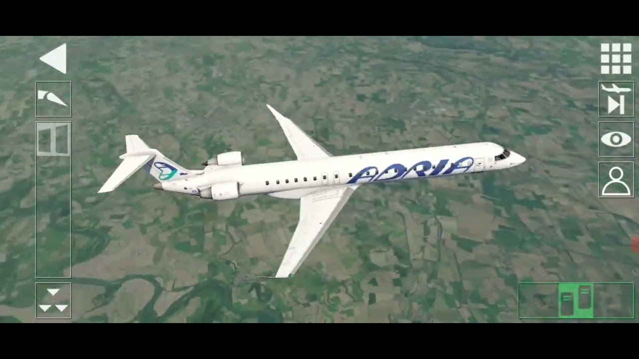 Aerofly2024 global - volo Milano Malpensa - Lubjiana con crj a crociera ...