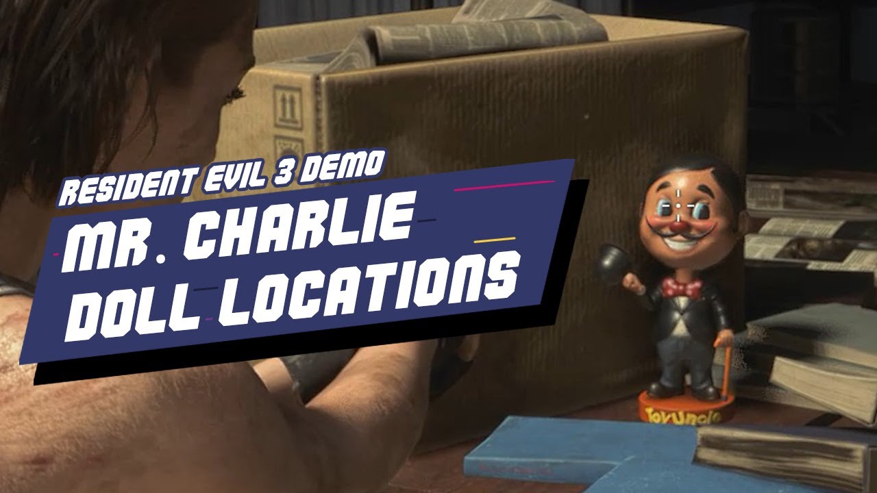 Resident Evil 3 Demo - Mr. Charlie Dolls all 20 locations and ...