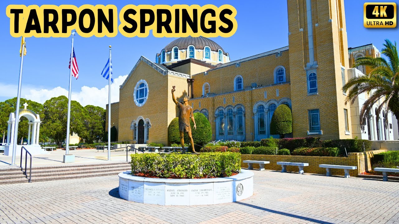 Tarpon Springs Florida Historic Downtown - YouTube