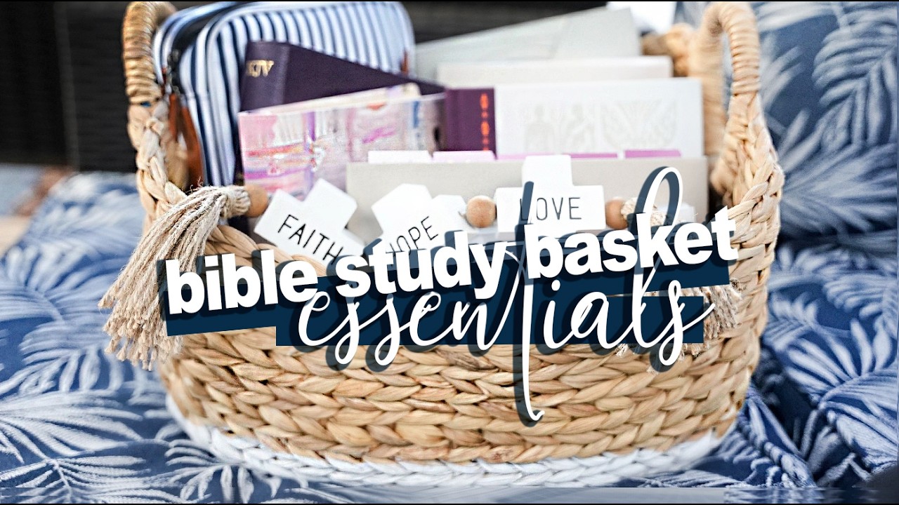MY QUIET TIME BIBLE STUDY BASKET - YouTube