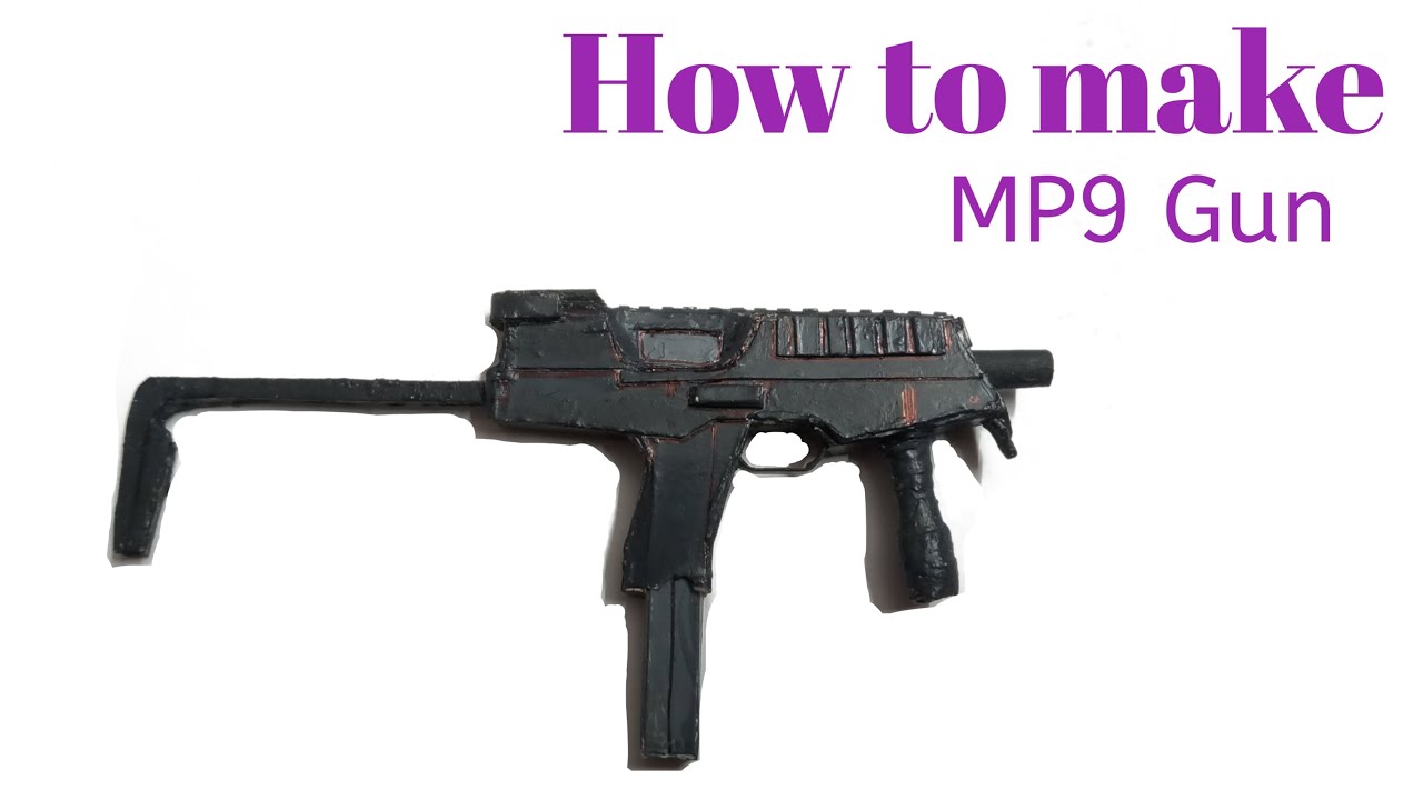How to make MP9 Gun easily with paper tutorial | Xtreme Maker - YouTube
