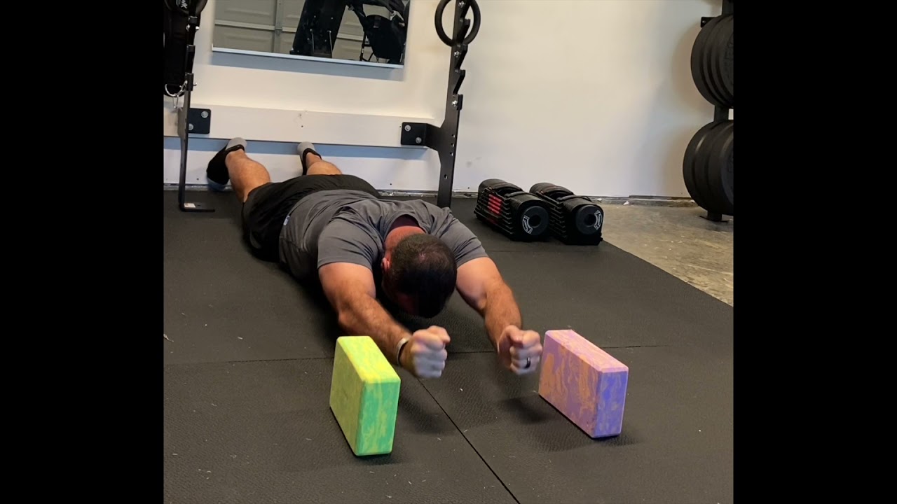 End Range Hover Prone GH Flexion - YouTube