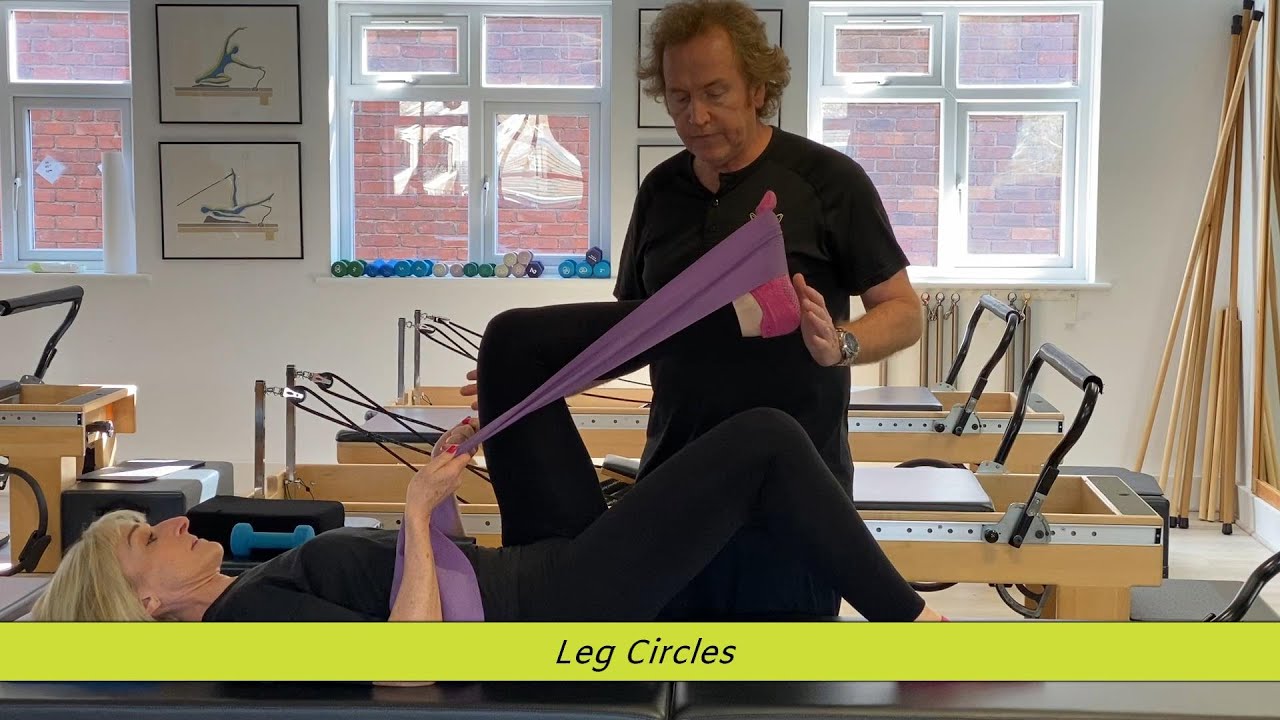 02 Leg circles pilates exercise - YouTube