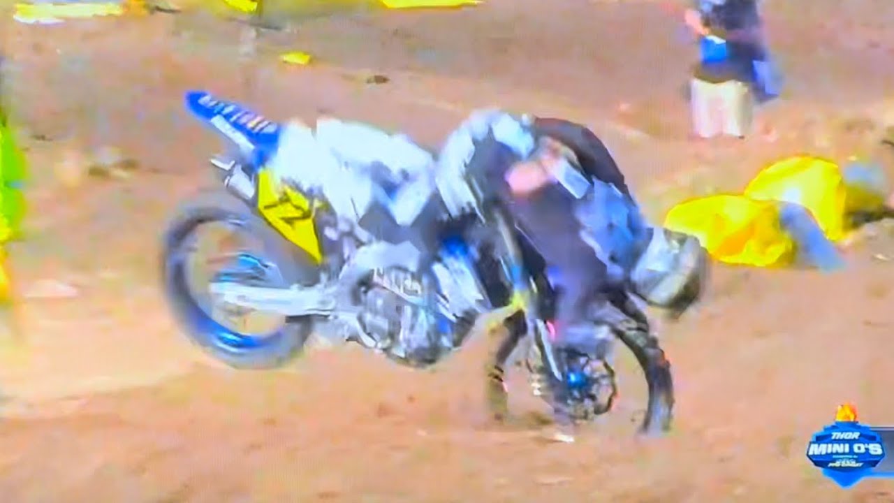 Insane Motocross *CRASH COMPILATION* of 2024 MINI O’s!! - YouTube