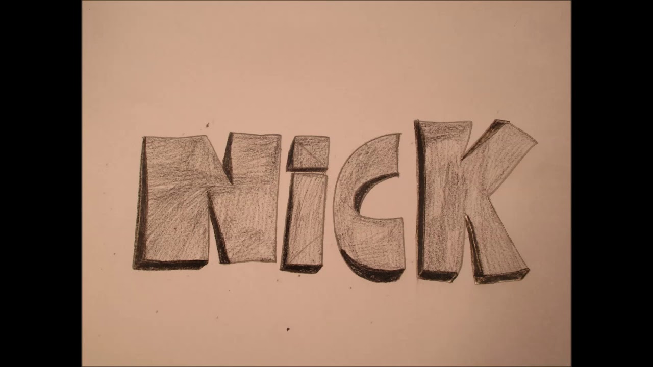 Drawn Name Animation by Nick - YouTube