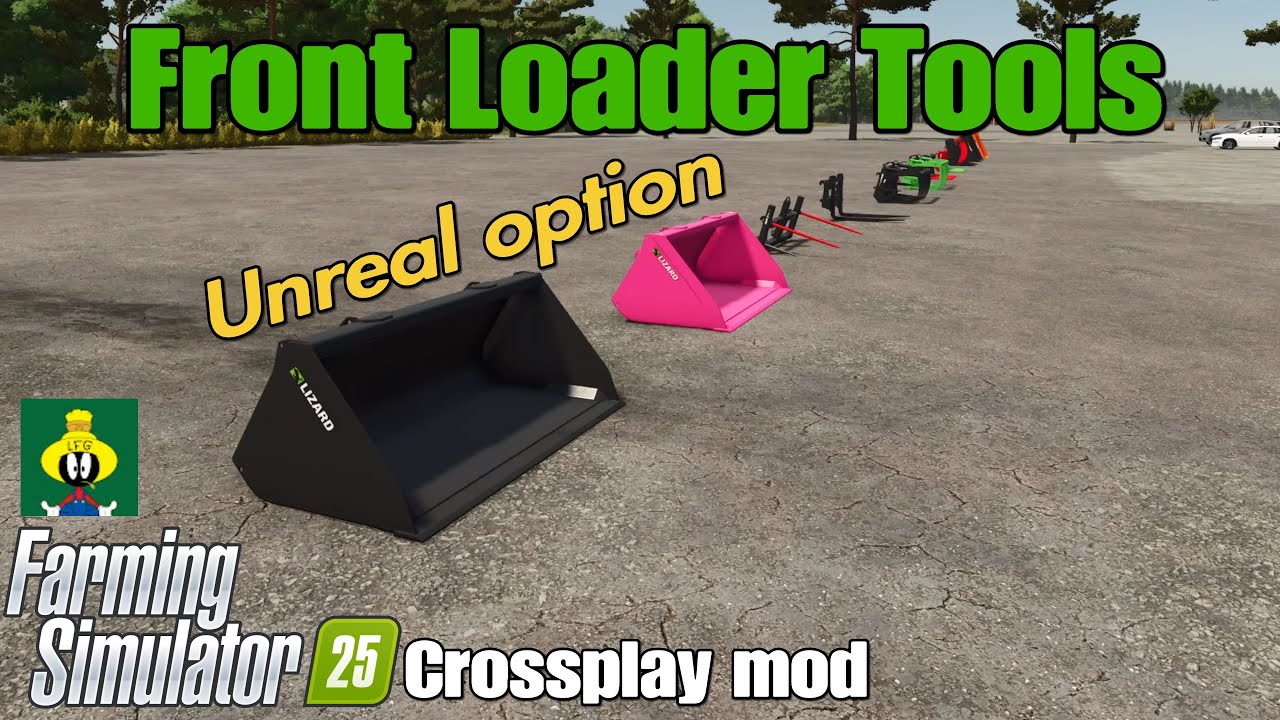 Front Loader Tools / FS25 crossplay mod - YouTube