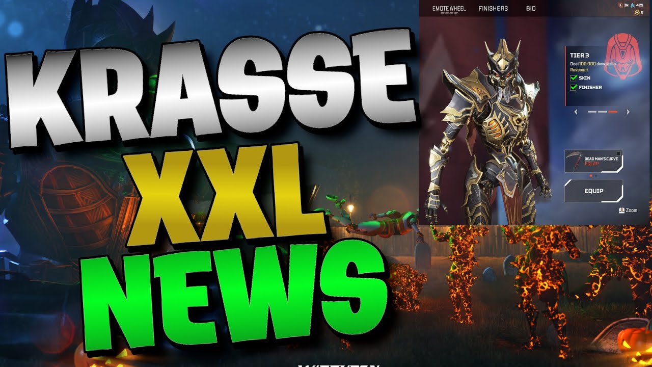 XXL NEWS Lifeline Rework Cross Progression Revenant Prestige uvm Apex ...