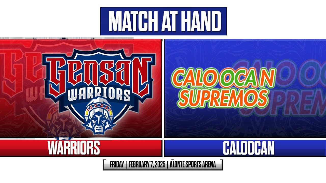 PRESIDENT’S CUP 2025 | ALONTE SPORTS ARENA | FEB 7, 2025 | WARRIORS vs ...