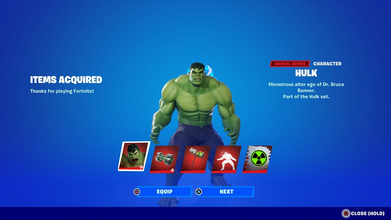 How To Get Hulk Skin Bundle NOW FREE in Fortnite! (Unlocked Hulk Skin ...