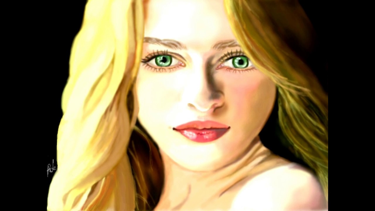 HOW TO DRAW A REALISTIC GIRL - SPEED DRAWING - DIGITAL ART - PORTRAIT ...