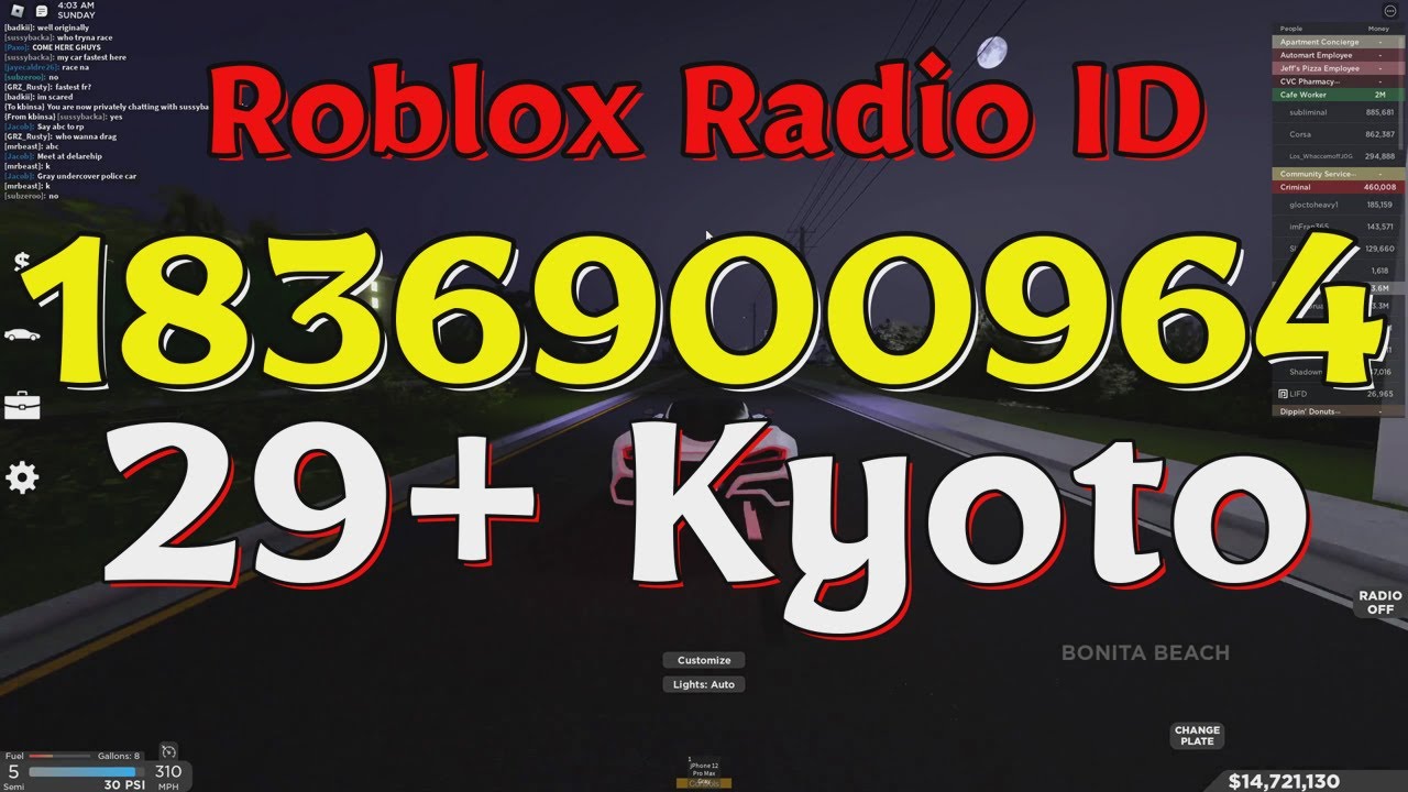Kyoto Roblox Radio Codes/IDs - YouTube