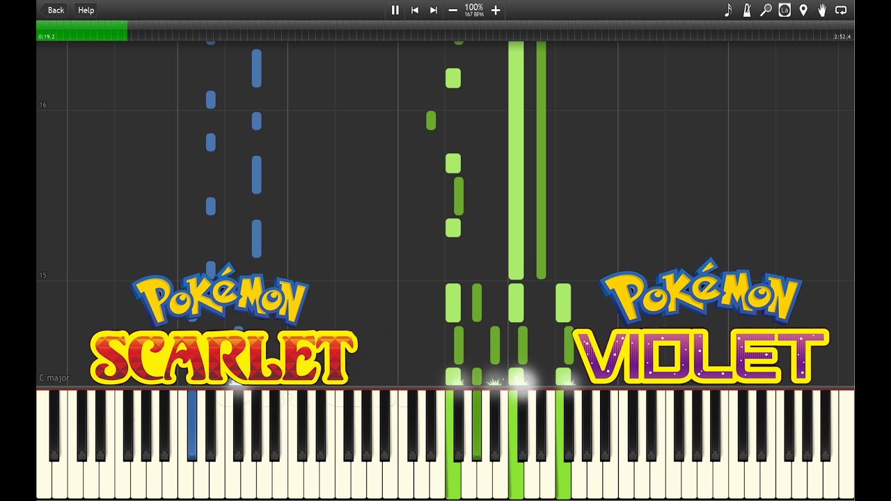 Pokemon Scarlet and Violet - Trainer Battle Theme (Piano) - YouTube