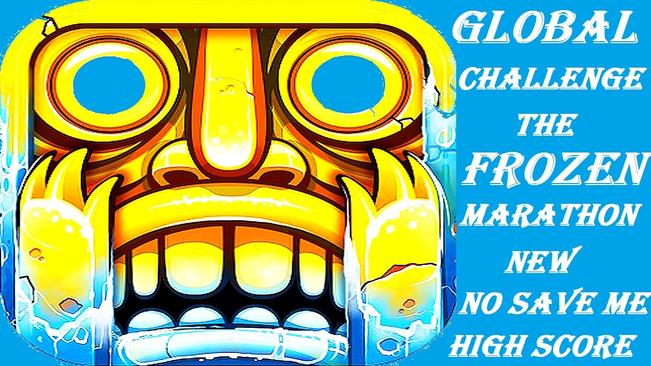 Temple Run 2★ The Frozen Marathon★ New No Save Me High Score! HD - YouTube