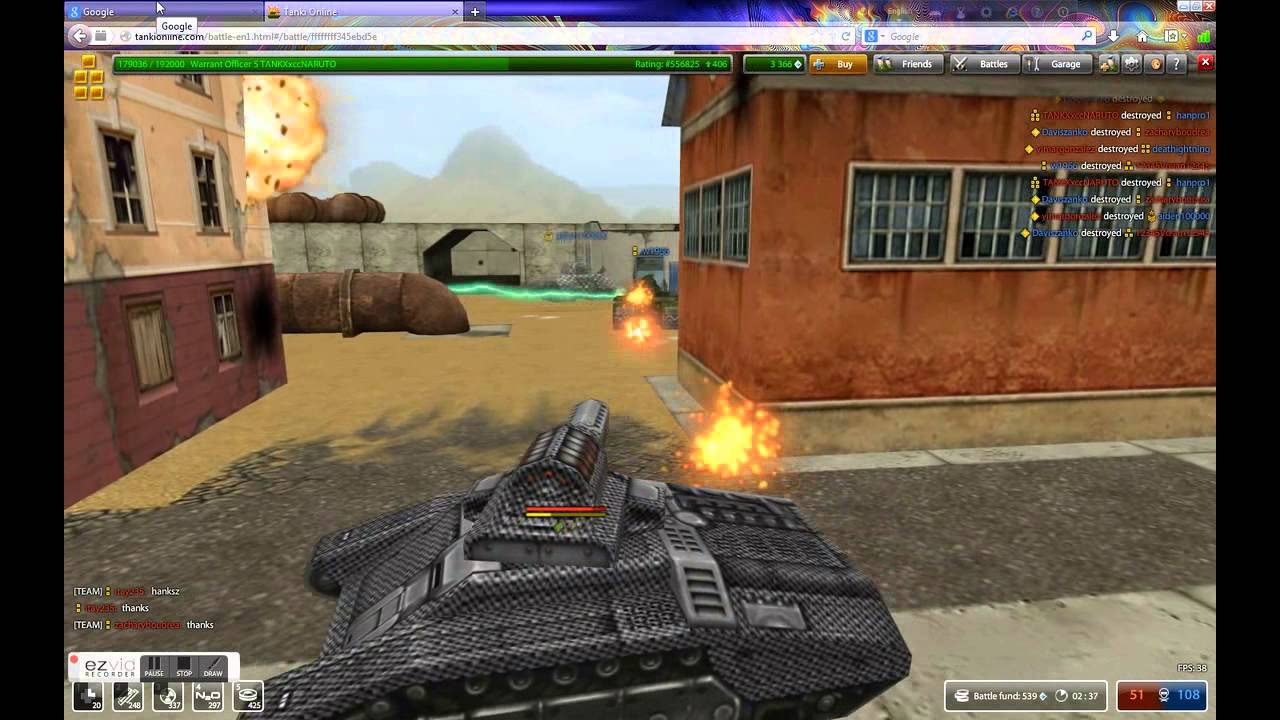 Tanki Online Ricochet M1 and Titan M1 Gameplay + Gold Box - YouTube