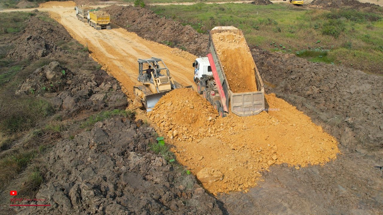 New Episode Design Road On Mud Construction Foundation Processing By ...