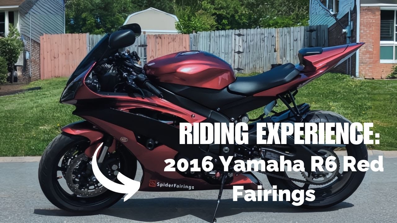 Experience the Ride: 2016 Yamaha R6 Red Fairings - YouTube