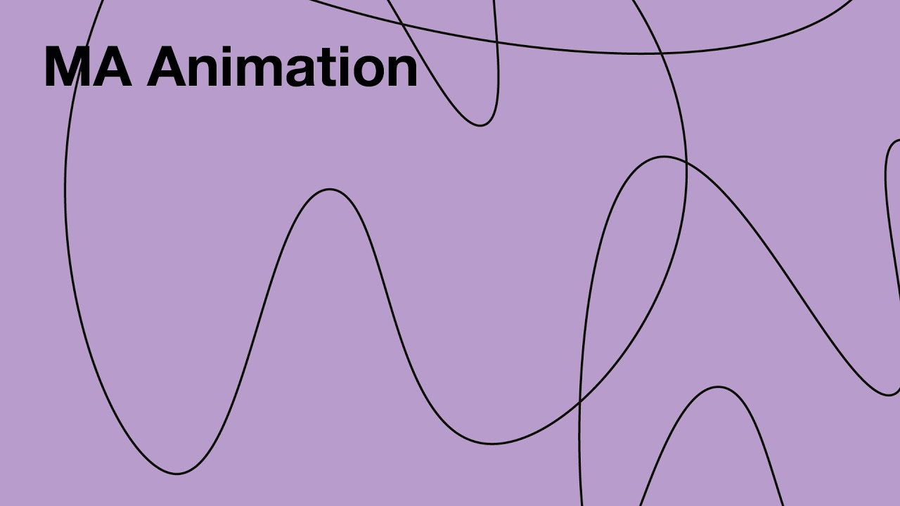MA Animation Virtual Open Event - YouTube