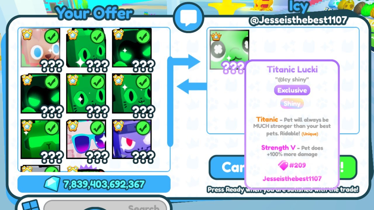 *SHINY TITANIC LUCKI* | Cat Titanic | Pet Simulator X - YouTube