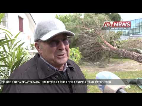 BIBIONE PINEDA DEVASTATA DAL MALTEMPO: LA FURIA DELLA TROMBA D’ARIA | 12/05/2026