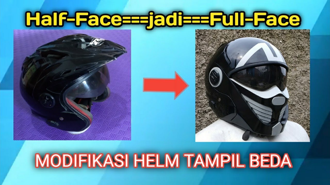 MODIFIKASI HELM - YouTube