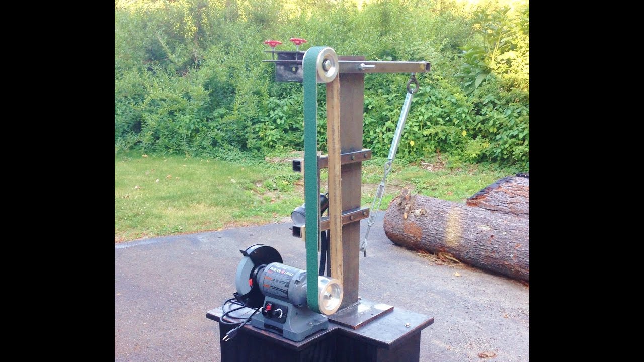 Homemade 2x72 Inch Belt Grinder - YouTube