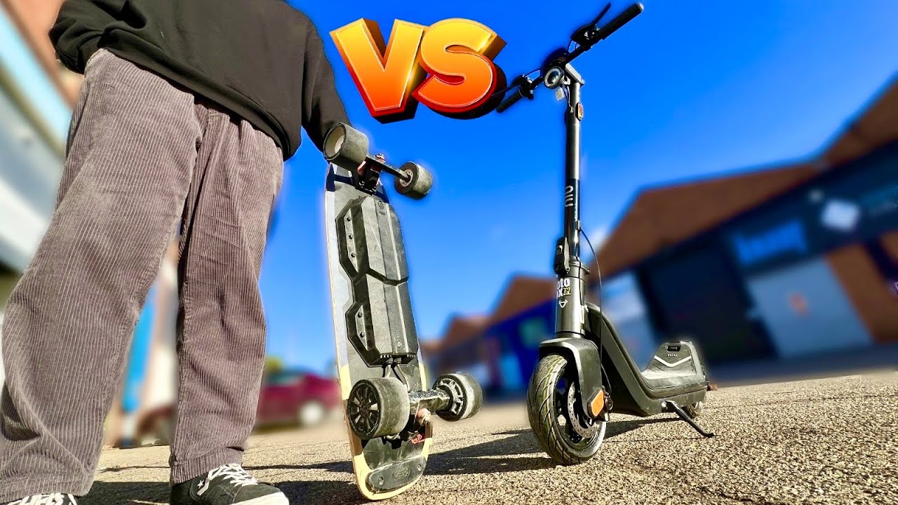 SKATE Electrico vs PATINETE Electrico | Cual Es Mejor? - YouTube