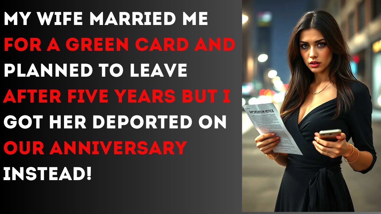 My Wife Married Me for a Green Card and Planned to Leave After Five ...
