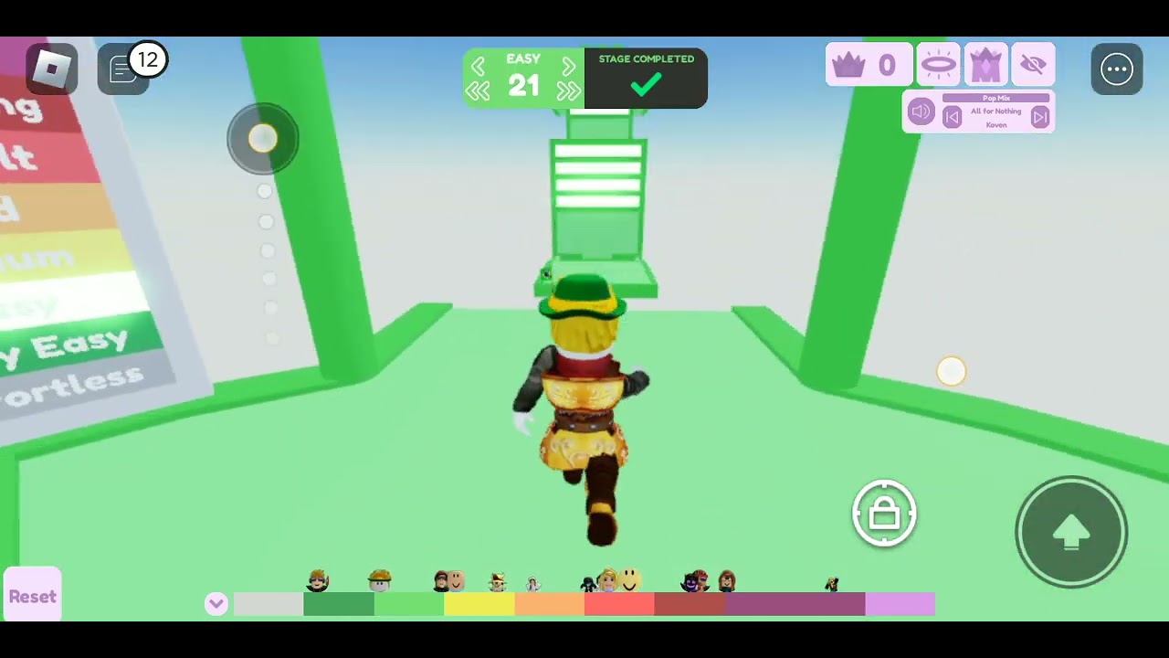 1 LIFE CHALLENGE! Limited death Difficulty Chart obby - YouTube