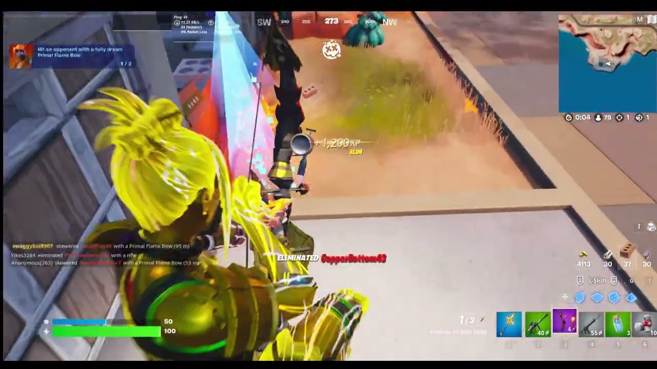 my first reaction to the fire with fire update in Fortnite. (and ...