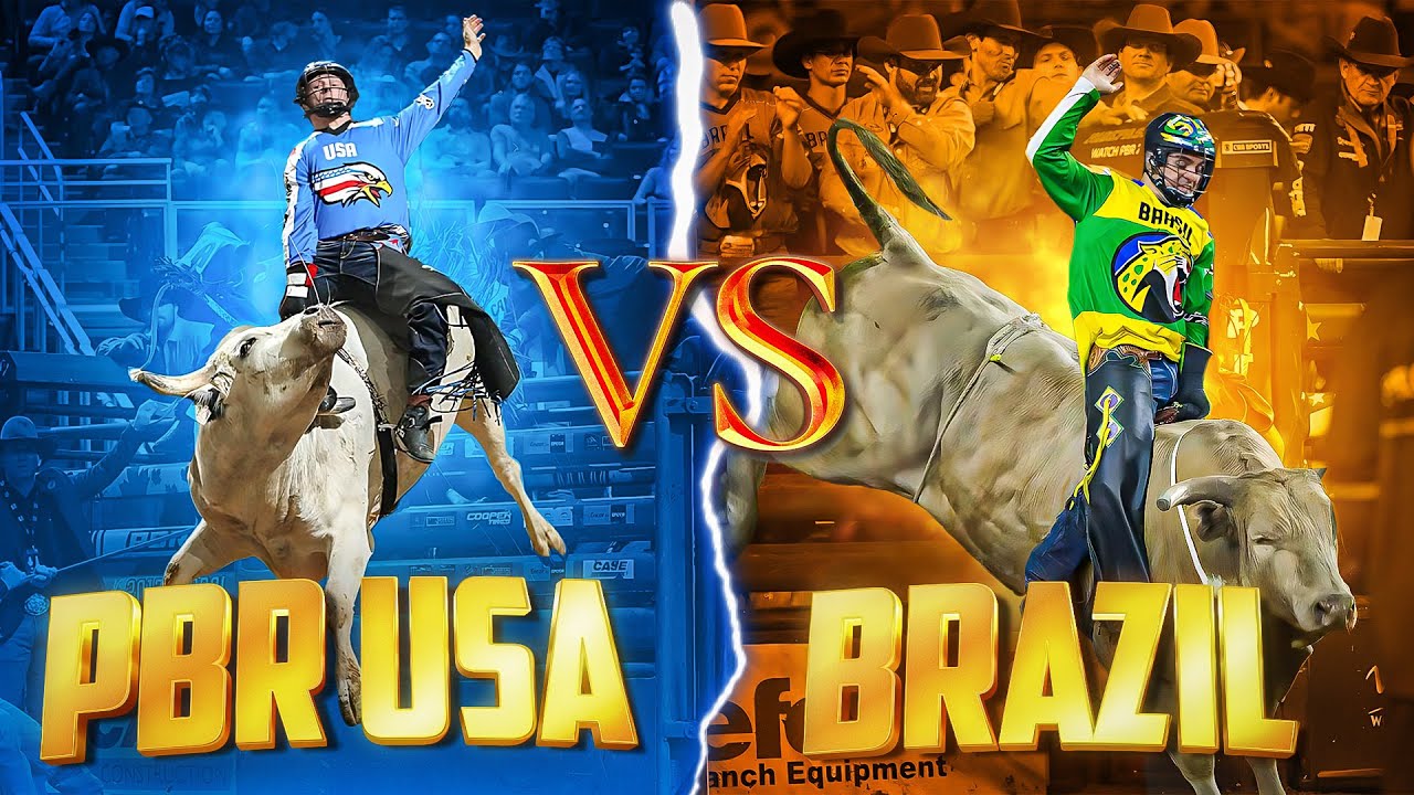 PBR, USA vs. Brazil: Bull Riding Battle - YouTube