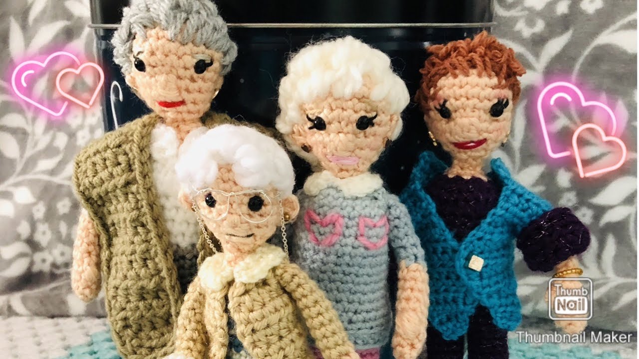 Golden Girls Crochet // Dorothy Blanche Rose Sophia // Thank You For ...