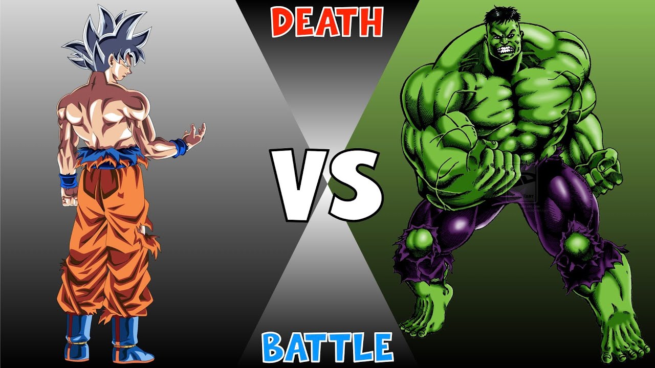 MUI Goku vs. Hulk | Death Battle - YouTube