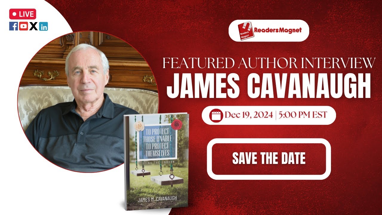 ReadersMagnet | Author Interview with James M Cavanaugh - YouTube